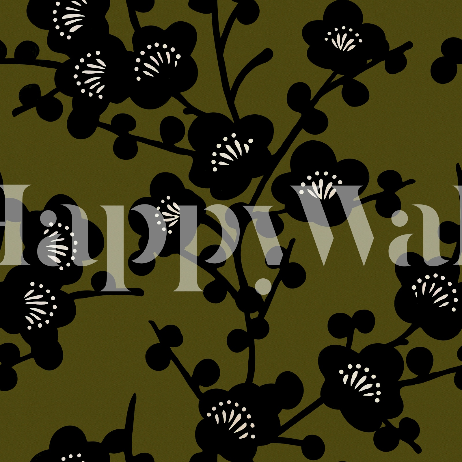 Modern Cherry Blossom Wallpaper - Happywall