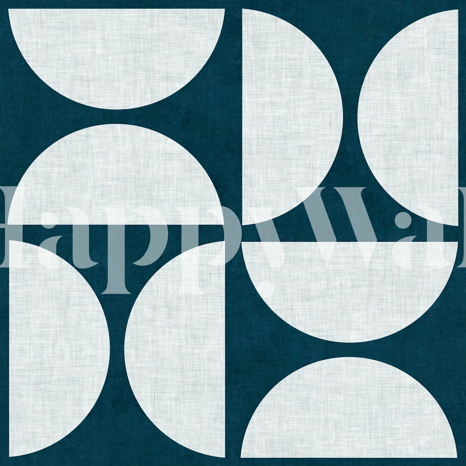 Mid-Century Modern Geometric Wallpaper | happywall.com