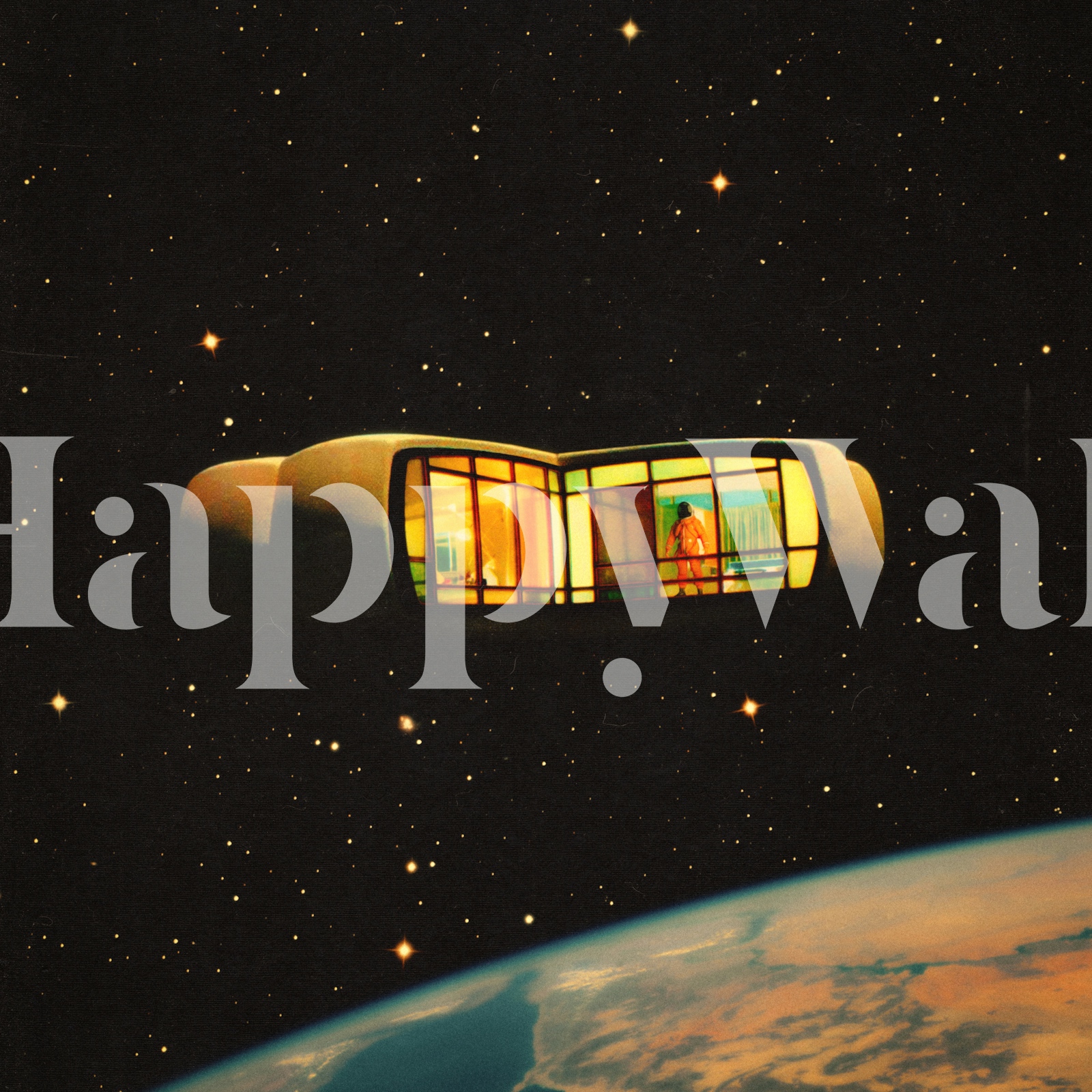 Space Pod Wallpaper | happywall.com