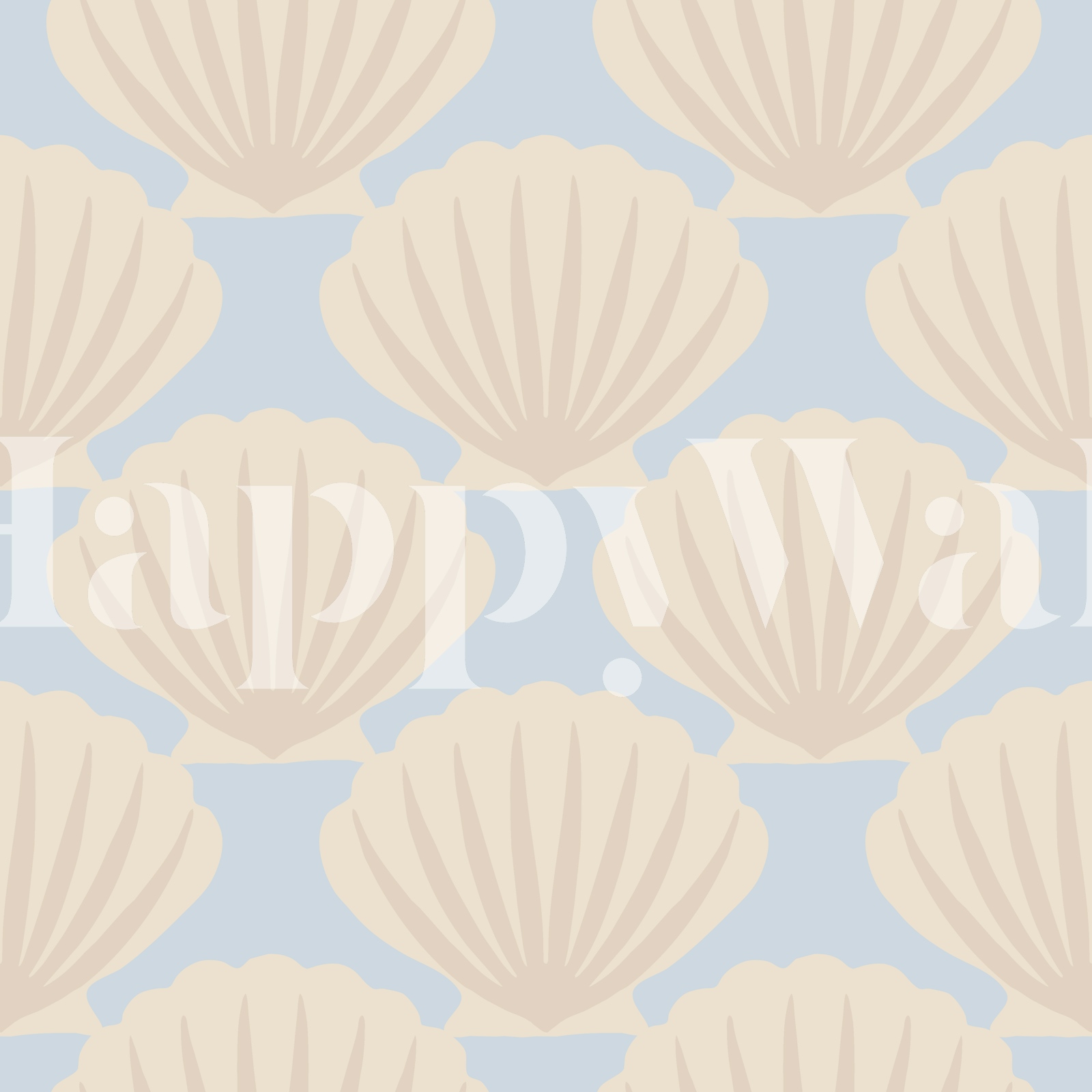 Powder Seashell Wallpaper - happywall.com