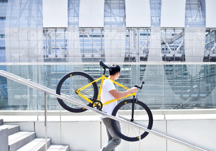 Yellow Bike Urban Lifestyle Wallpaper