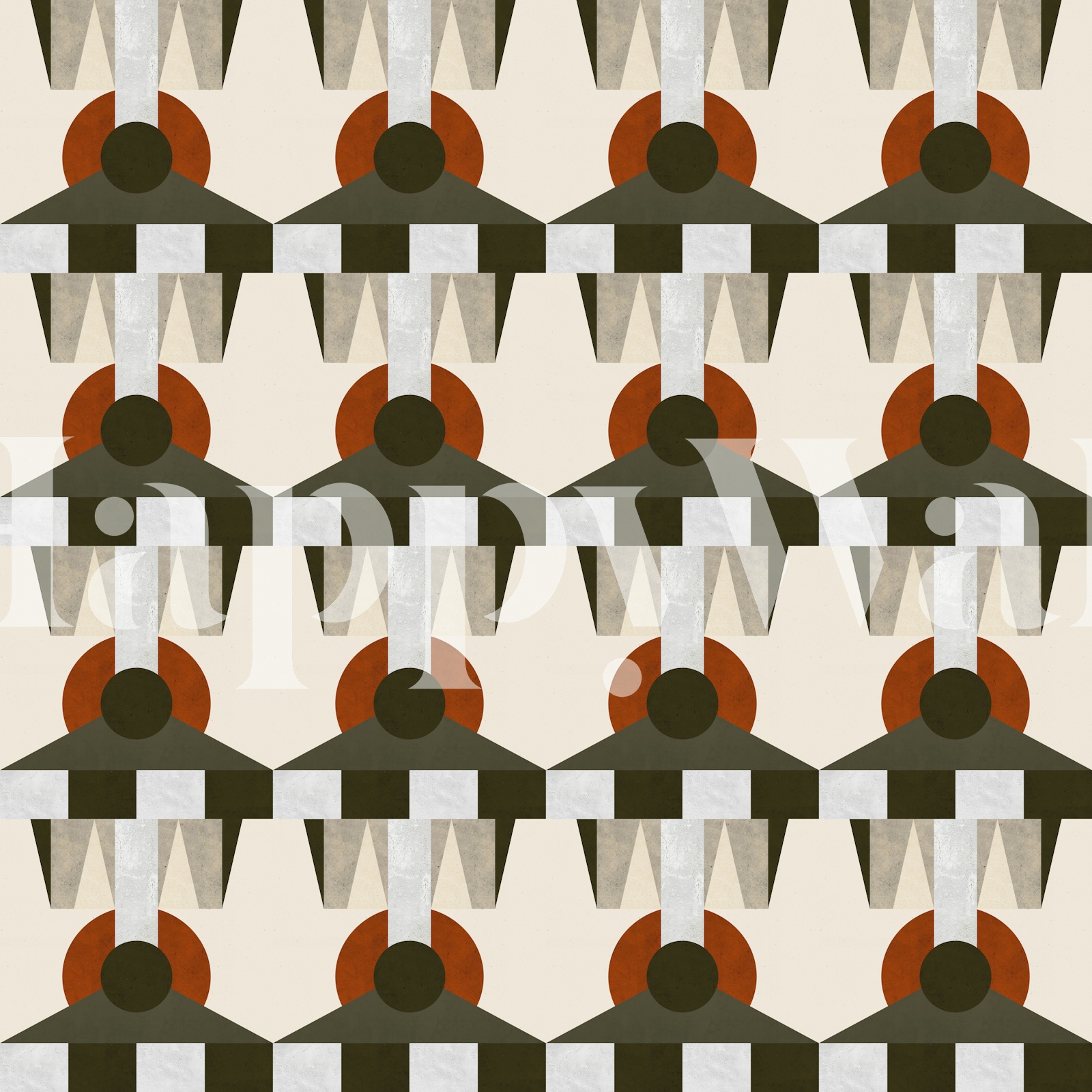 Geometric Earth Tones Wallpaper - Happywall.com