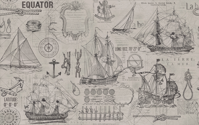 Seafaring Themes And Elements Wallpaper