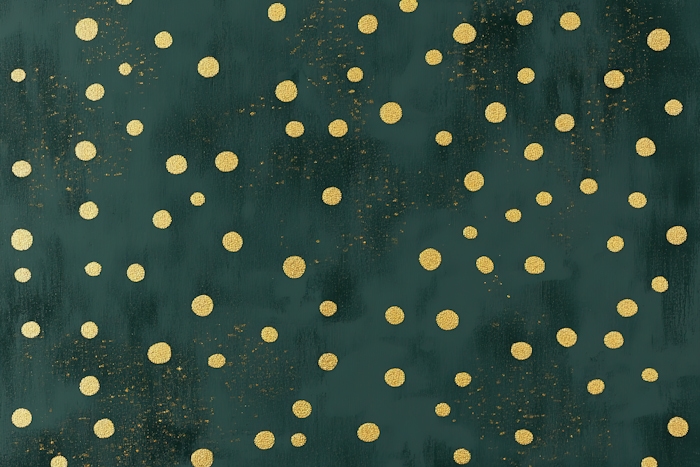 Gold and Bronze Dots Wallpaper for Modern Decor