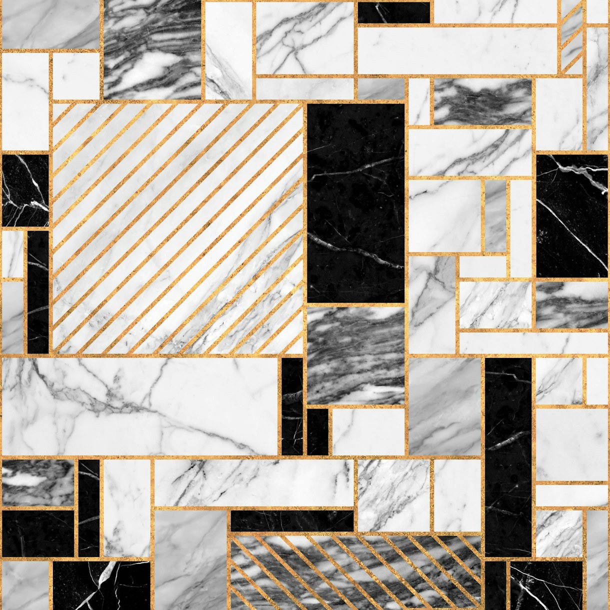 Get Sophisticated with Random Marble Pattern Wallpaper from Happywall