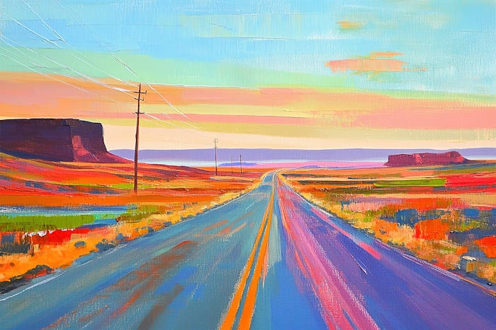 Highway to nowhere Wallpaper | Happywall.com