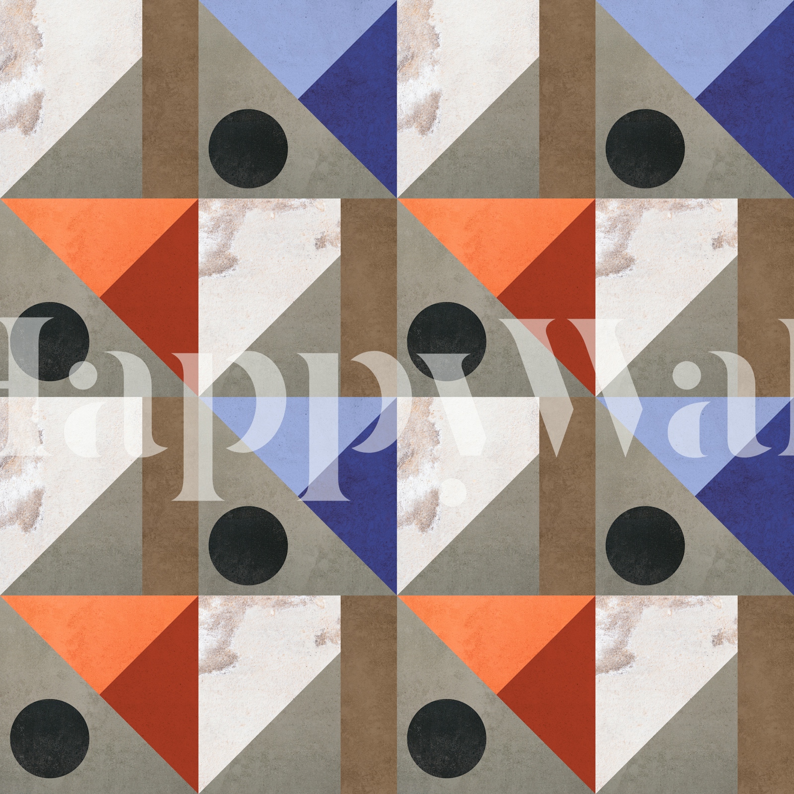 Geometric Colorful Triangles Wallpaper