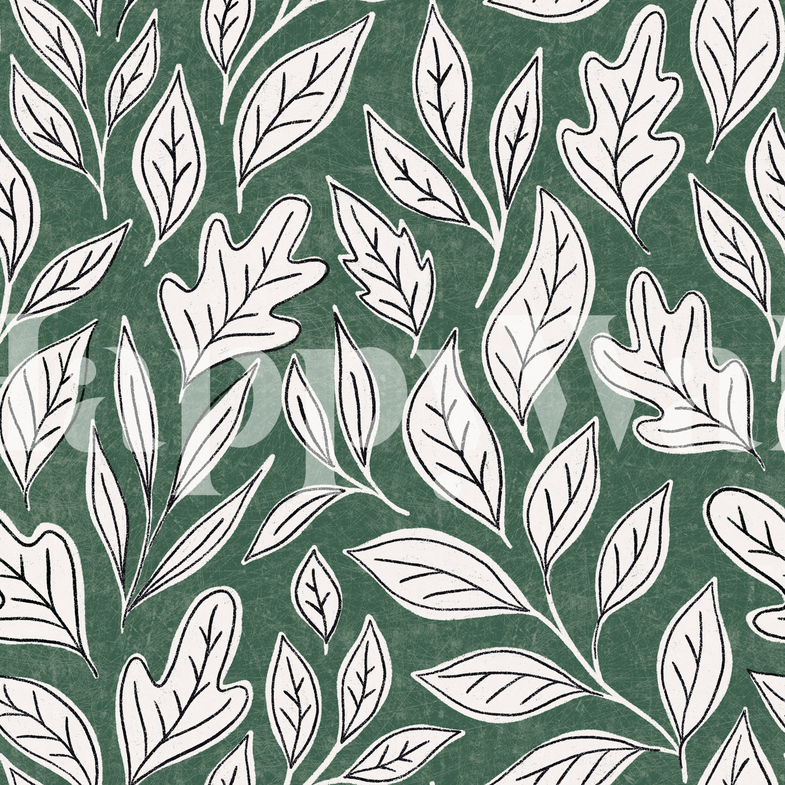 Oscar Green Wallpaper | happywall.com