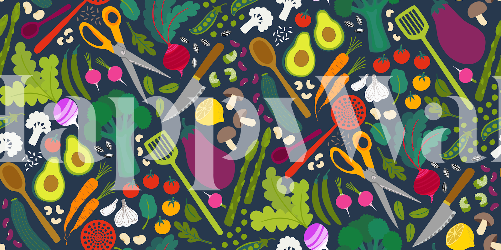 Fresh Veggies Wallpaper | happywall.com