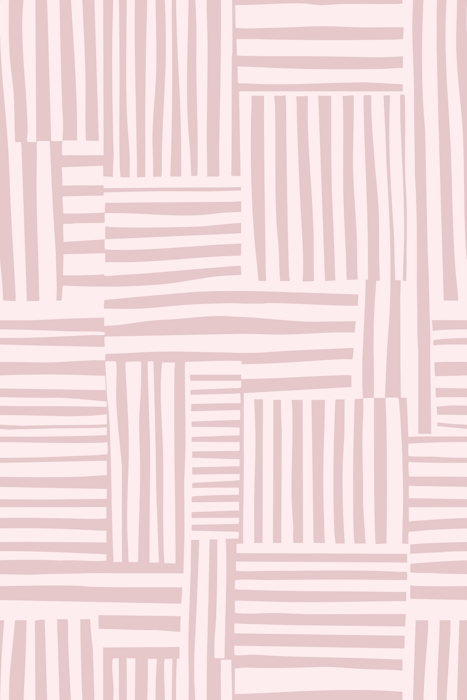 Soft Linear Grids Pastel Pink Wallpaper | happywall.com