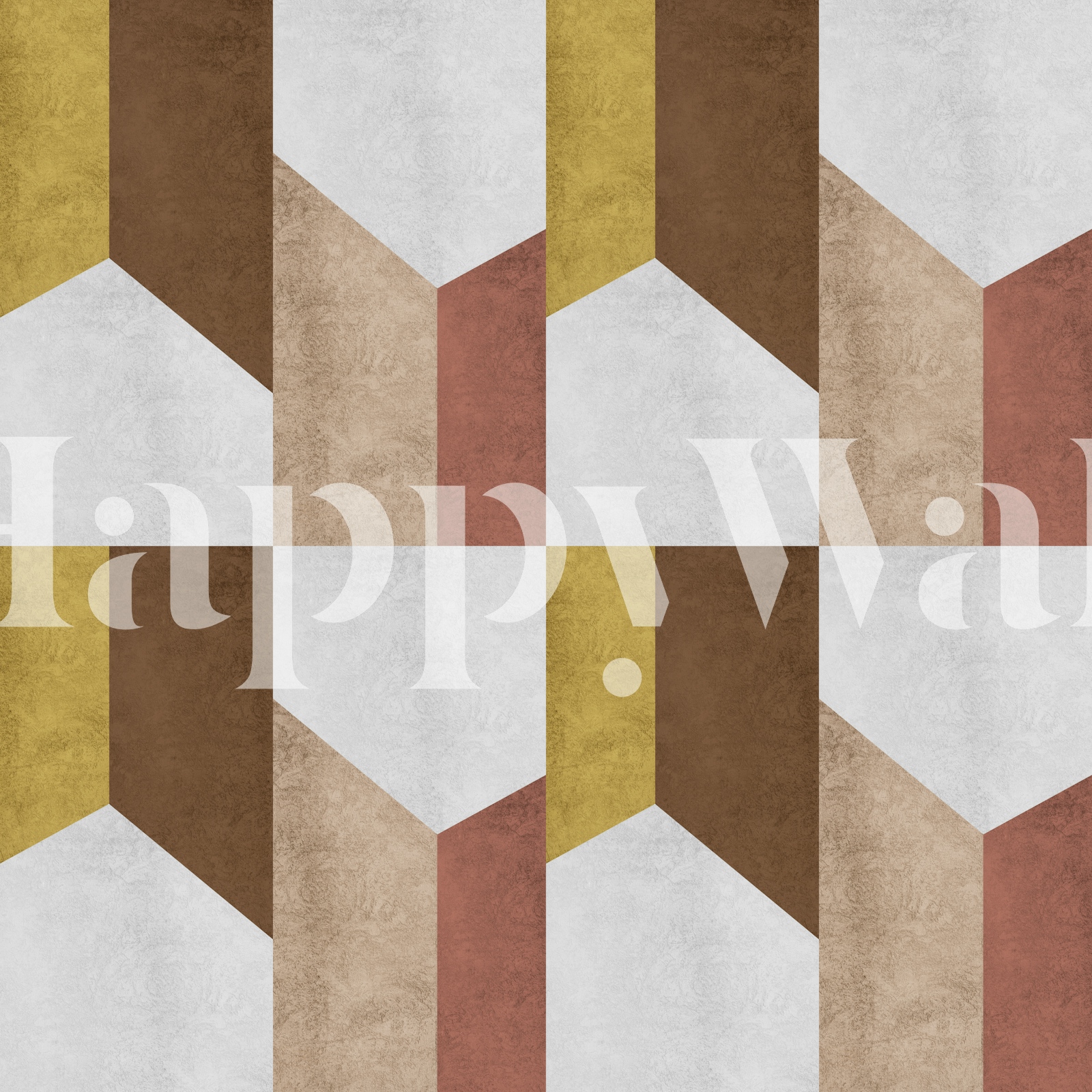 Modern Geometric Wallpaper with Earthy Hues
