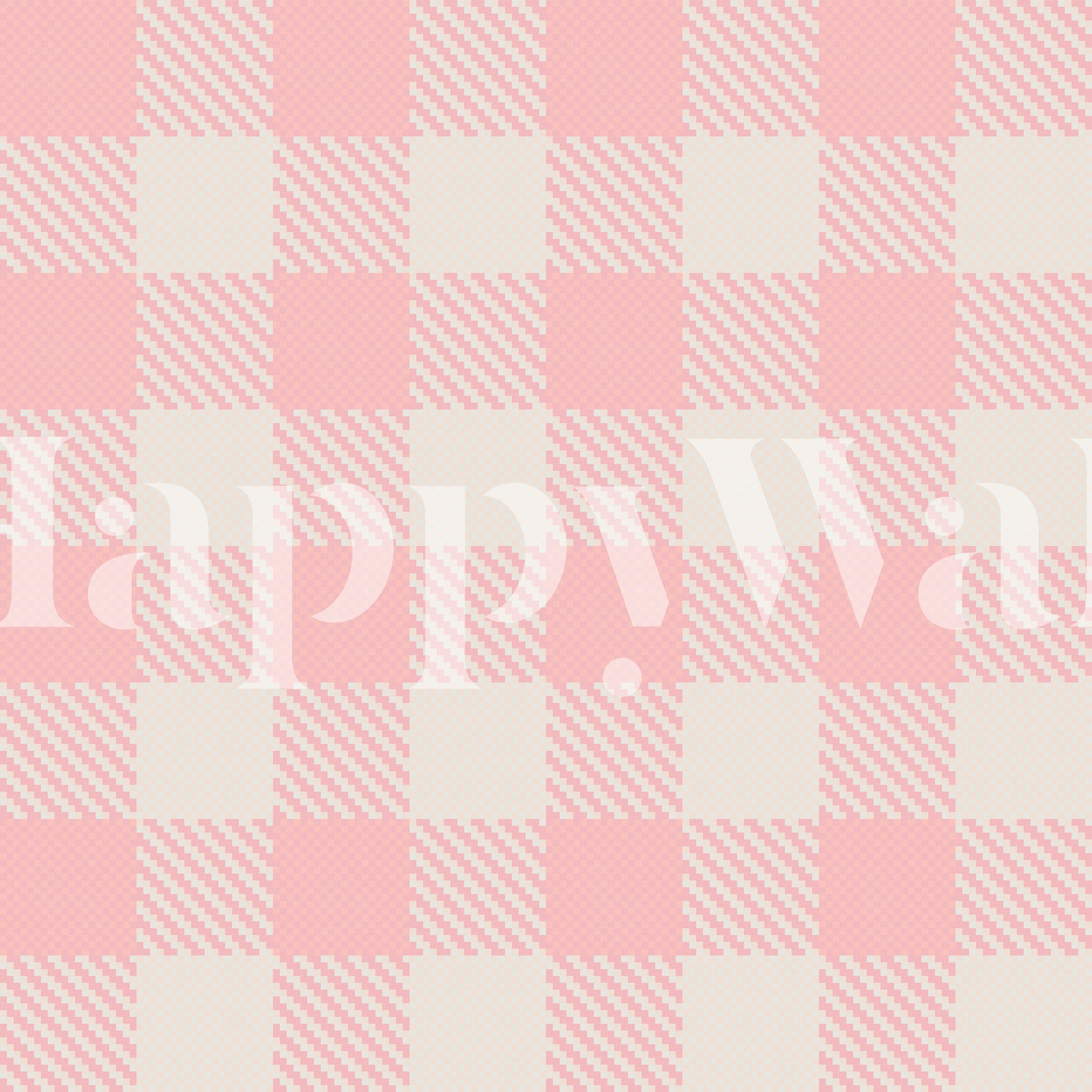 Winter Holiday Checks - Cotton Candy