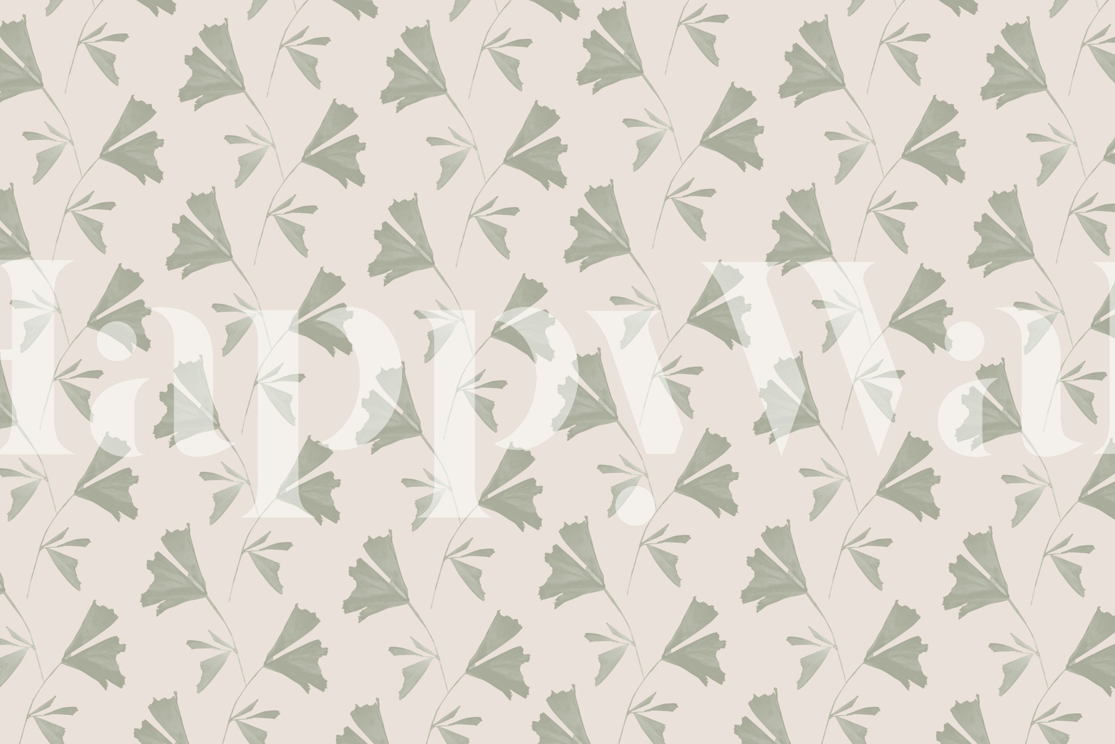 Soft Sage Fishtail Palm Wallpaper