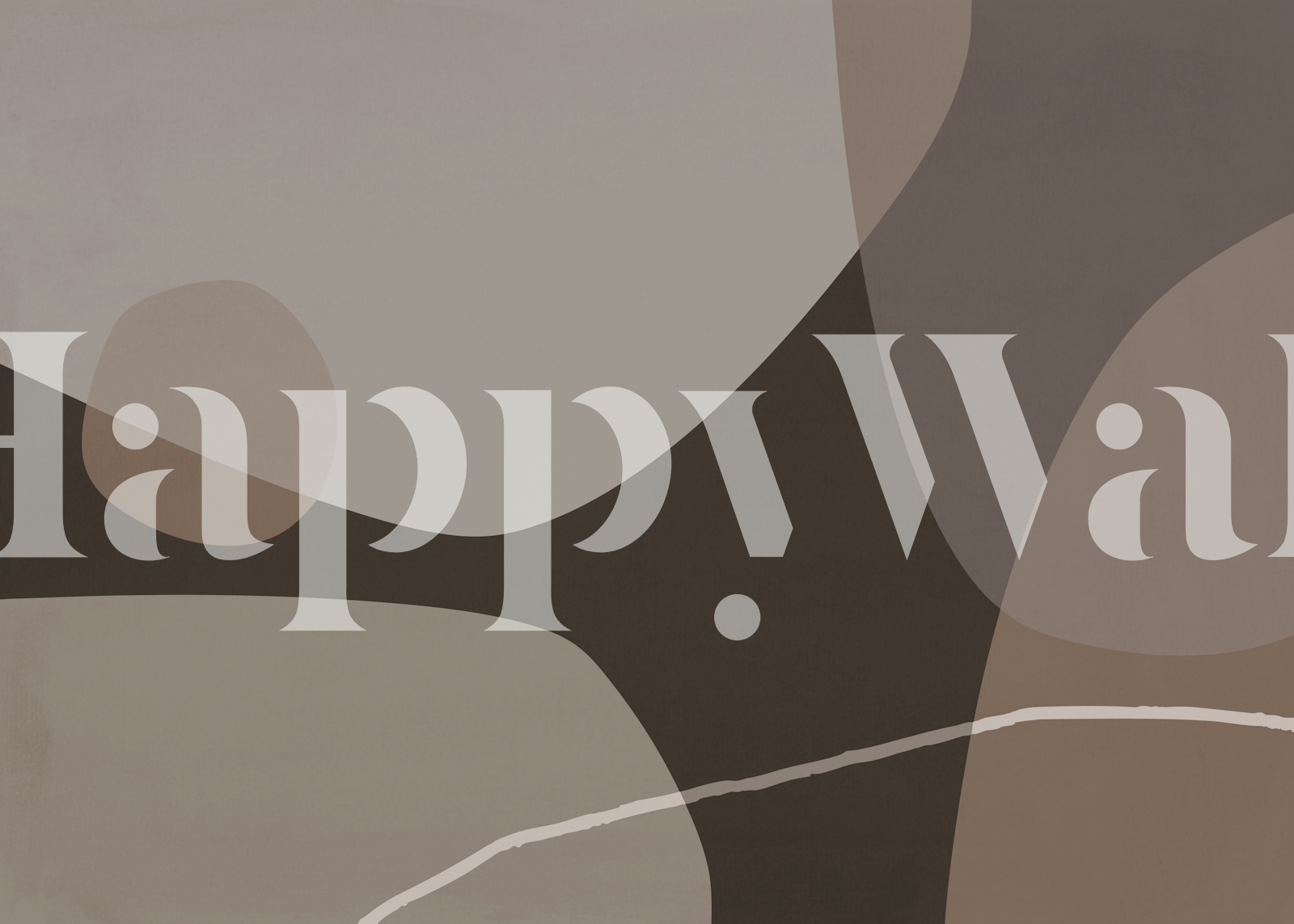 Soft Earthy Shapes Wallpaper - Happywall.com