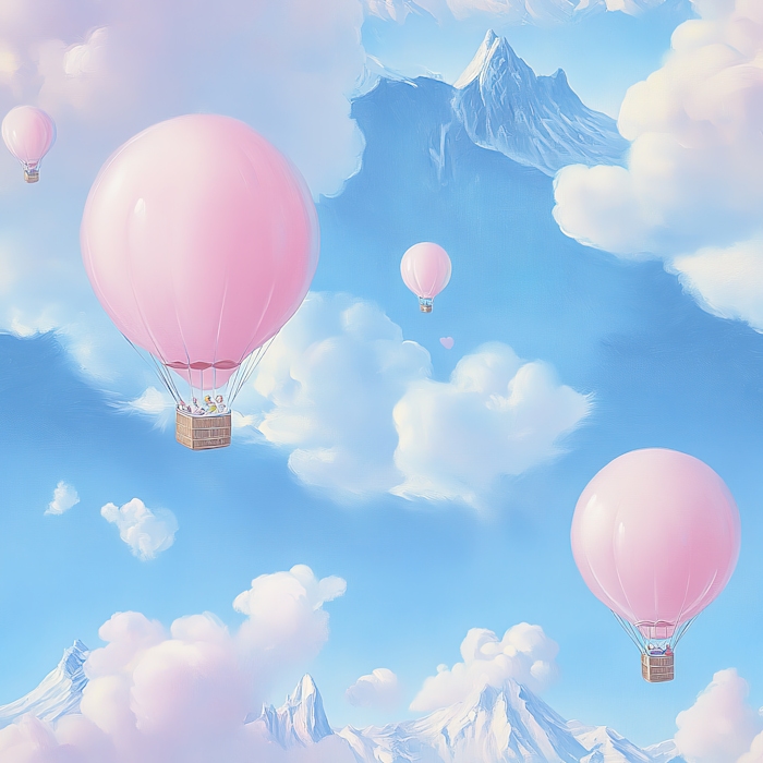 Bubble Gum Balloons Wallpaper - Happywall.com