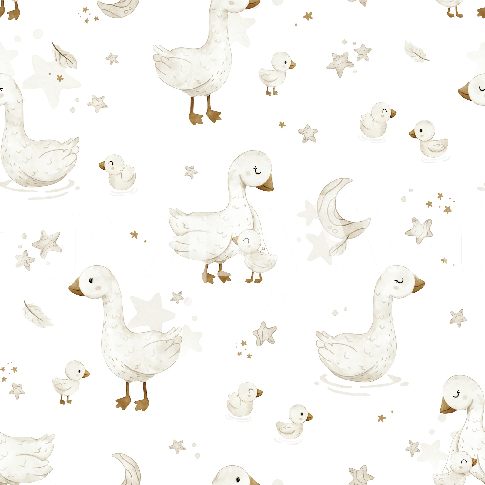 Little Geese Wallpaper - Happywall.com