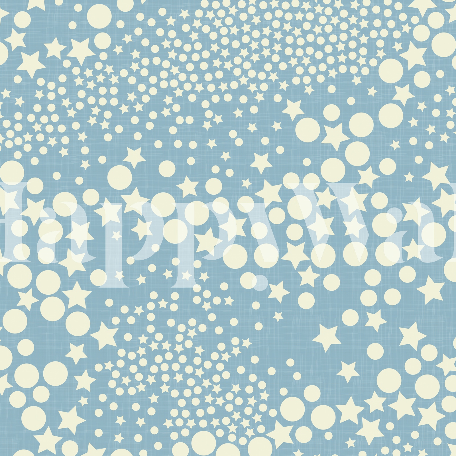 Galaxy Glam Geometry Sky Blue Wallpaper