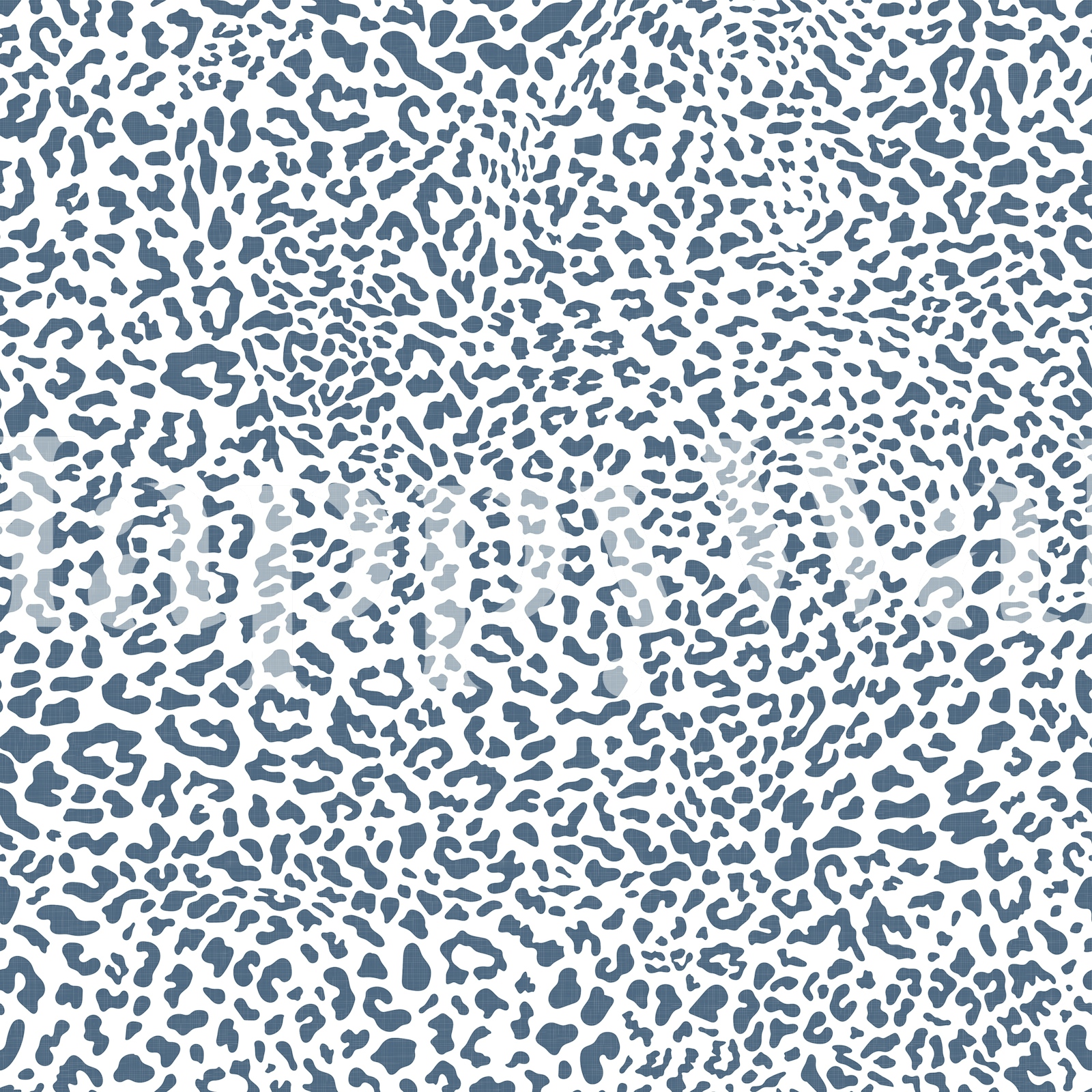 Leopard Print Blue Wallpaper for Modern Decor