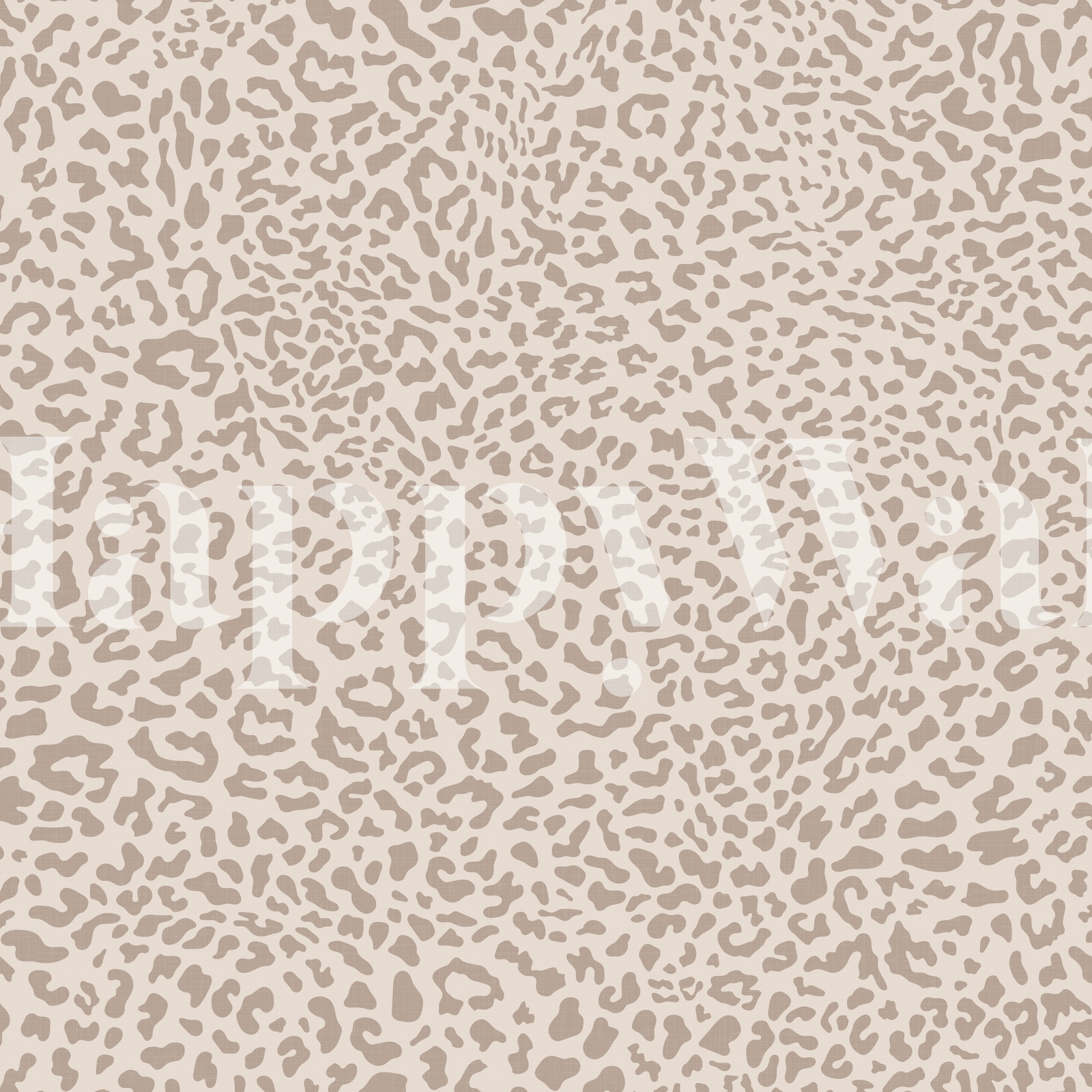 Leopard Print Neutral Wallpaper | happywall.com