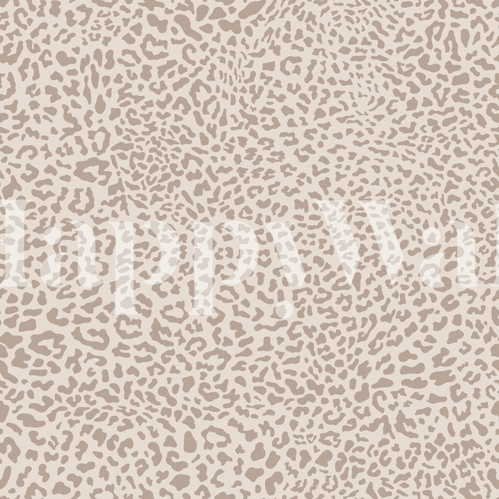 Neutral Leopard Print Wallpaper for Rooms