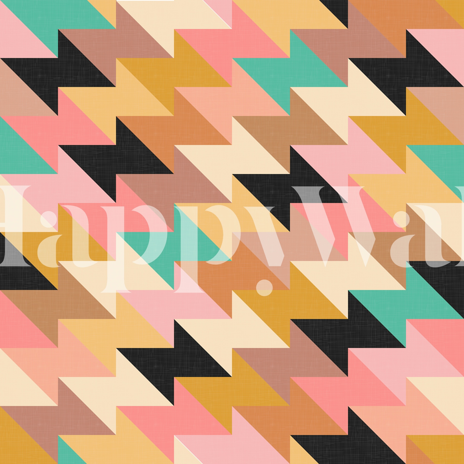 Cheerful and Cozy Geometry No.03 Wallpaper