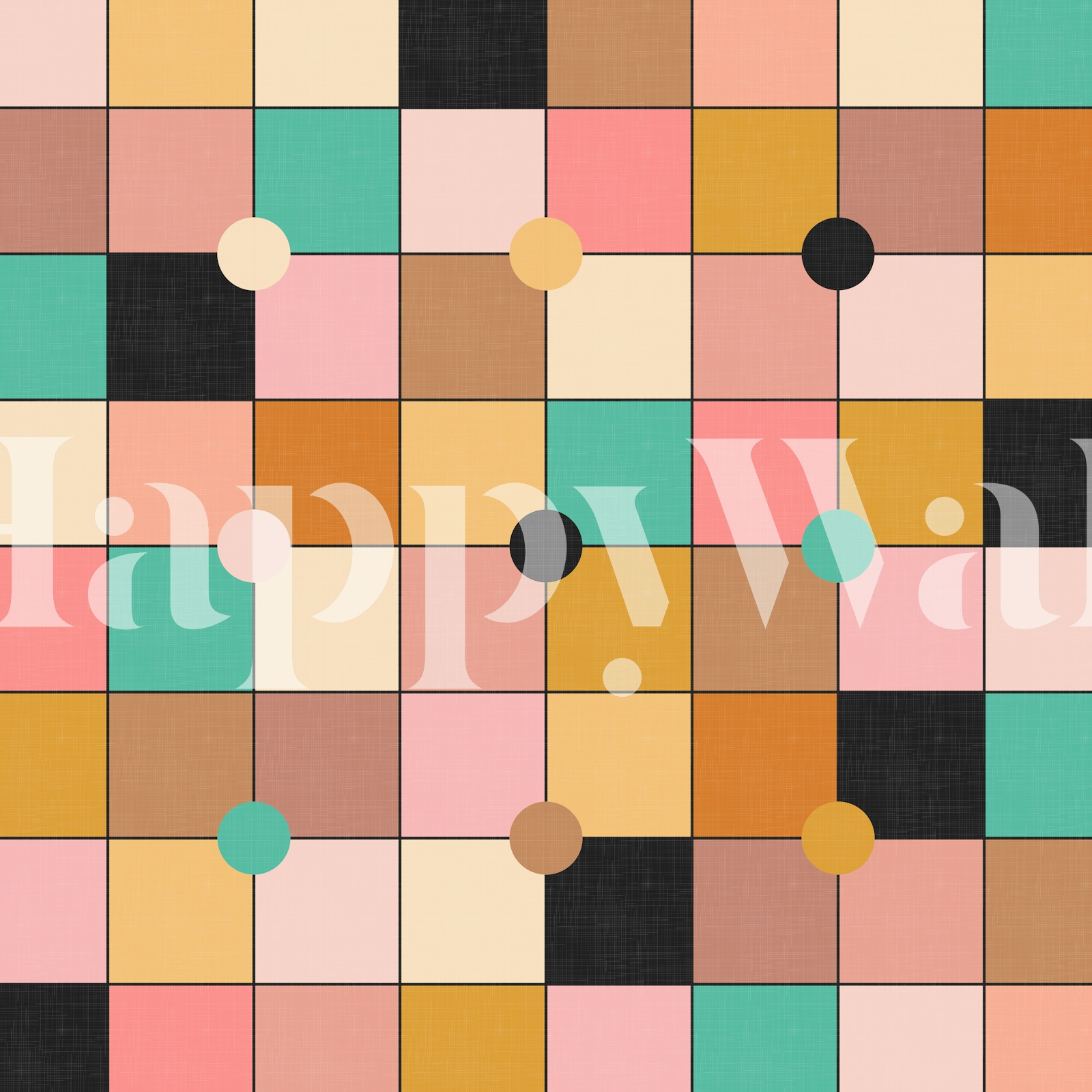 Colorful Geometric Peel and Stick Wallpaper