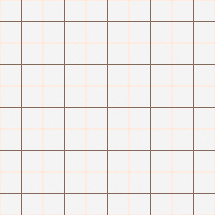 Small Grid Pattern - White and Brown | Happywall.com
