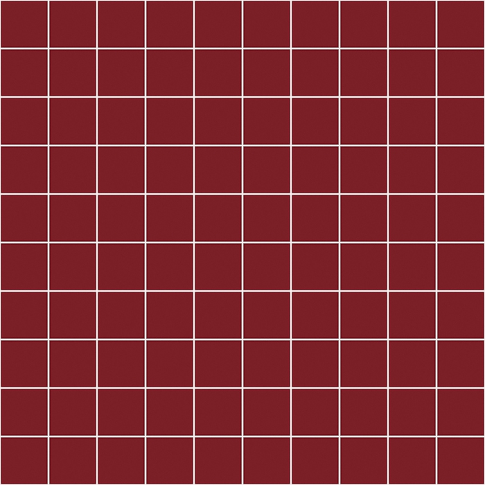 Small Grid Pattern - Ruby and White | Happywall