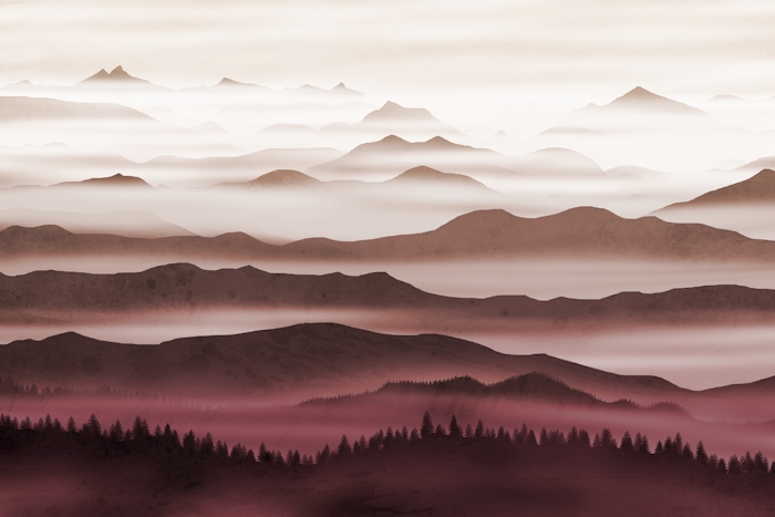 Red Horizons Wallpaper | Happywall