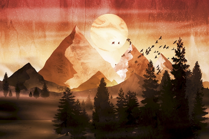 The Red Hour Wallpaper - Happywall.com