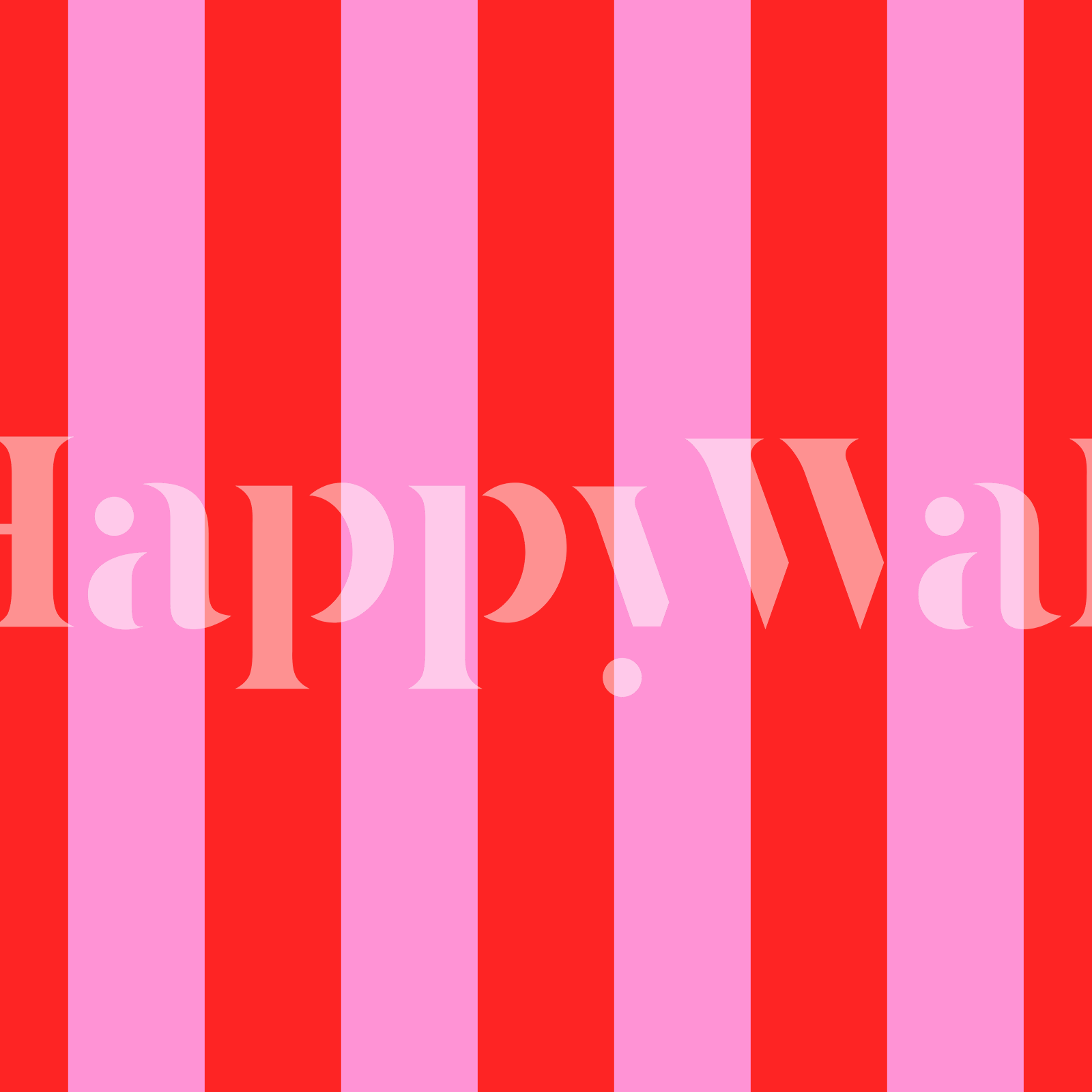 Preppy Pink and Red Vertical Stripes | happywall.com