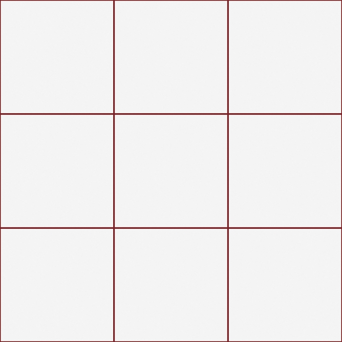 Large Grid Pattern - White and Ruby | happywall.com