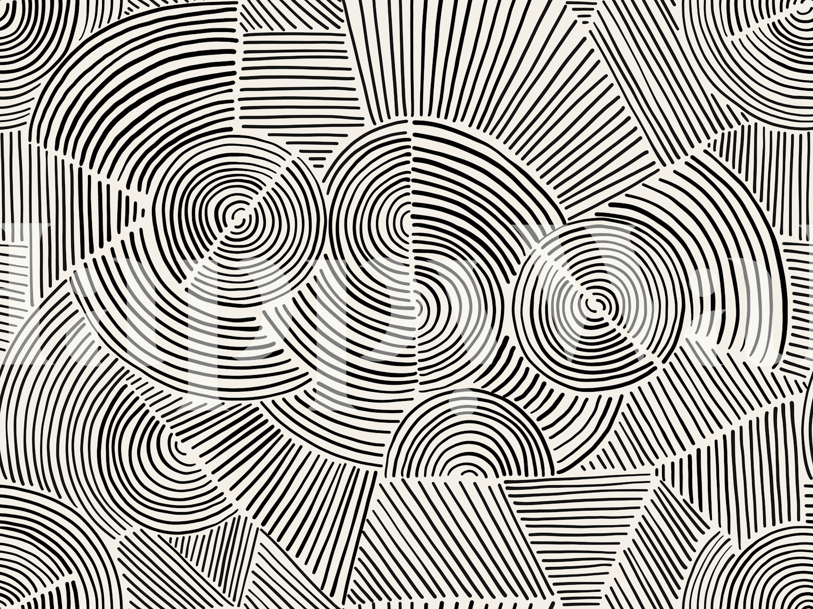 Abstract Zen Tapestry - Happywall