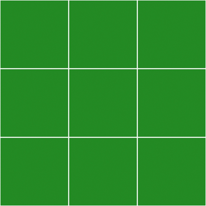 Large Grid Pattern - Green and White | Happywall