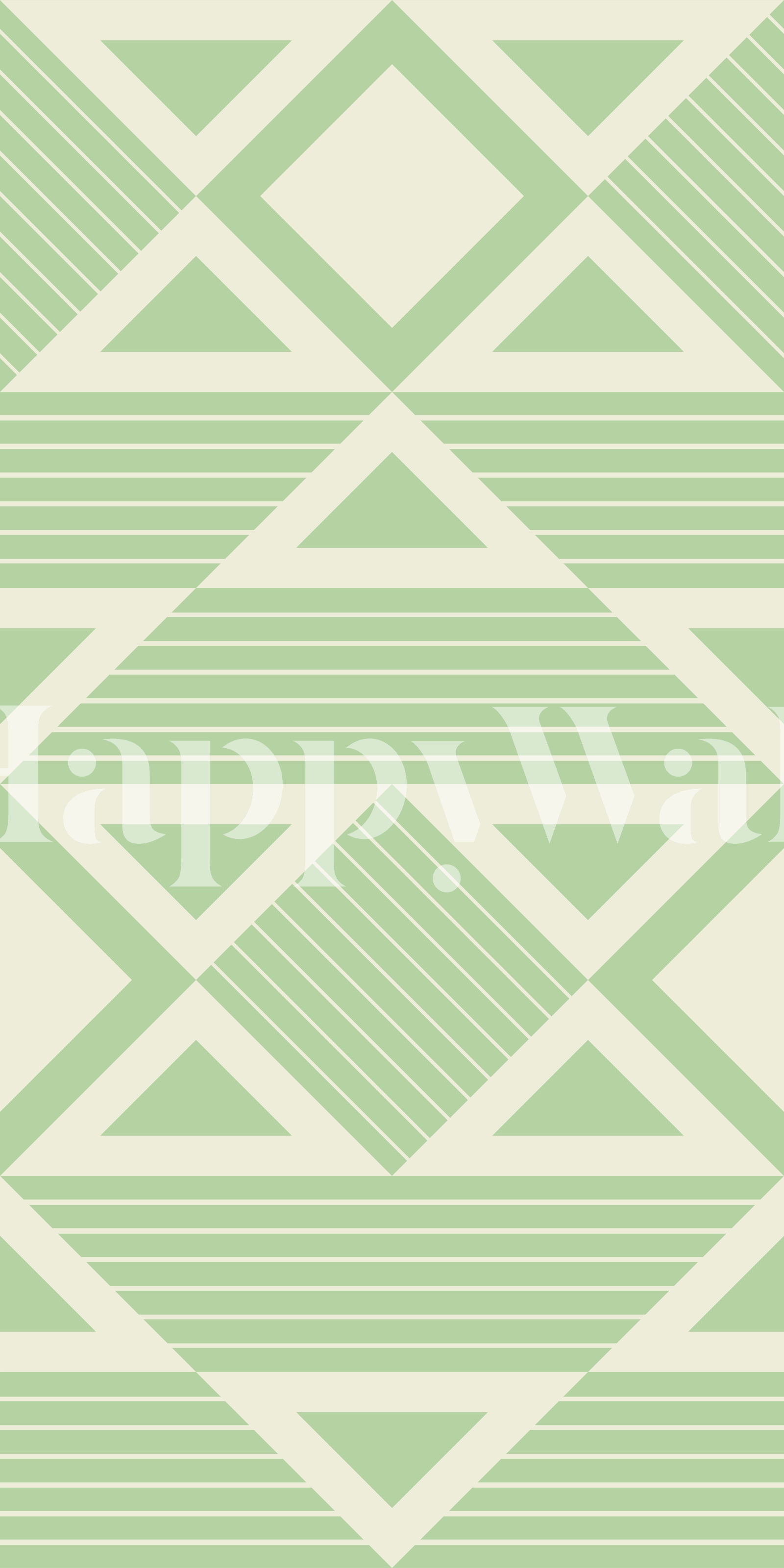 Sage Green Geometric Wallpaper for Modern Decor