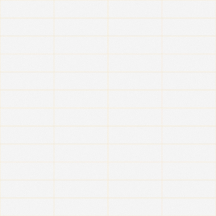 Horizontal Grid Pattern - White and Beige