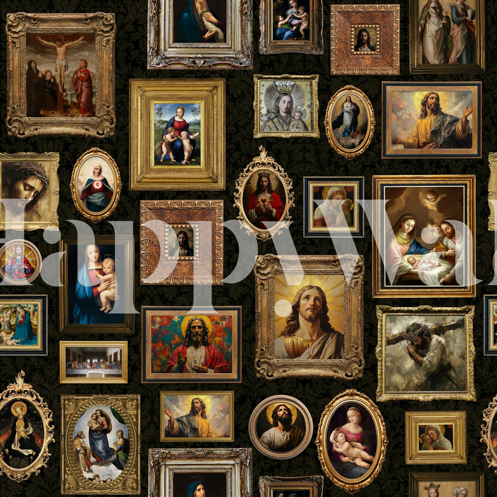 Classic Religious Art Masterpieces behang | Happywall