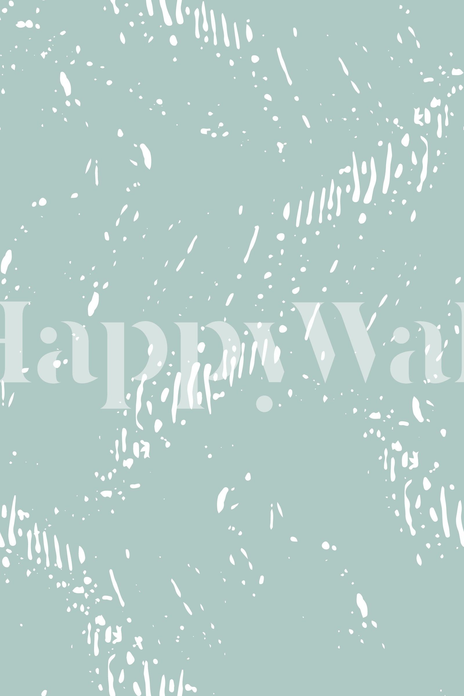 Flavor Trails Green Wallpaper | happywall.com