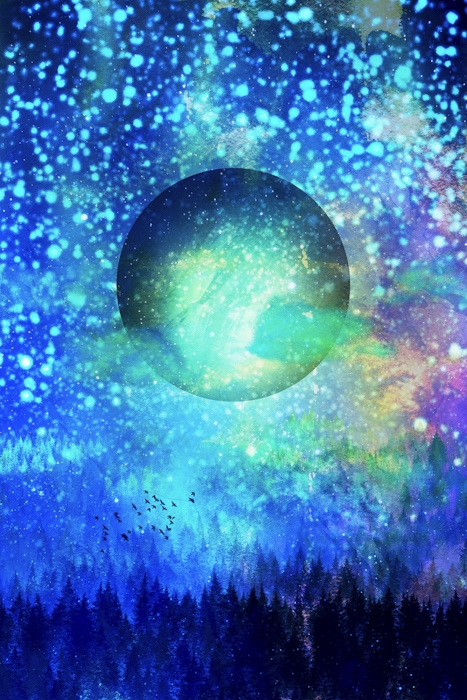 Celestial Forest Wallpaper