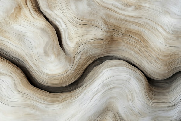 Organic Wooden Swirl Wallpaper for Living Room