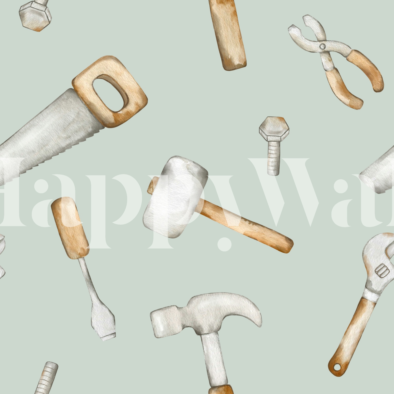 Charming Carpenter Tools Wallpaper - happywall.com