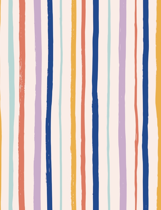 Colorful Striped Crayon Wallpaper