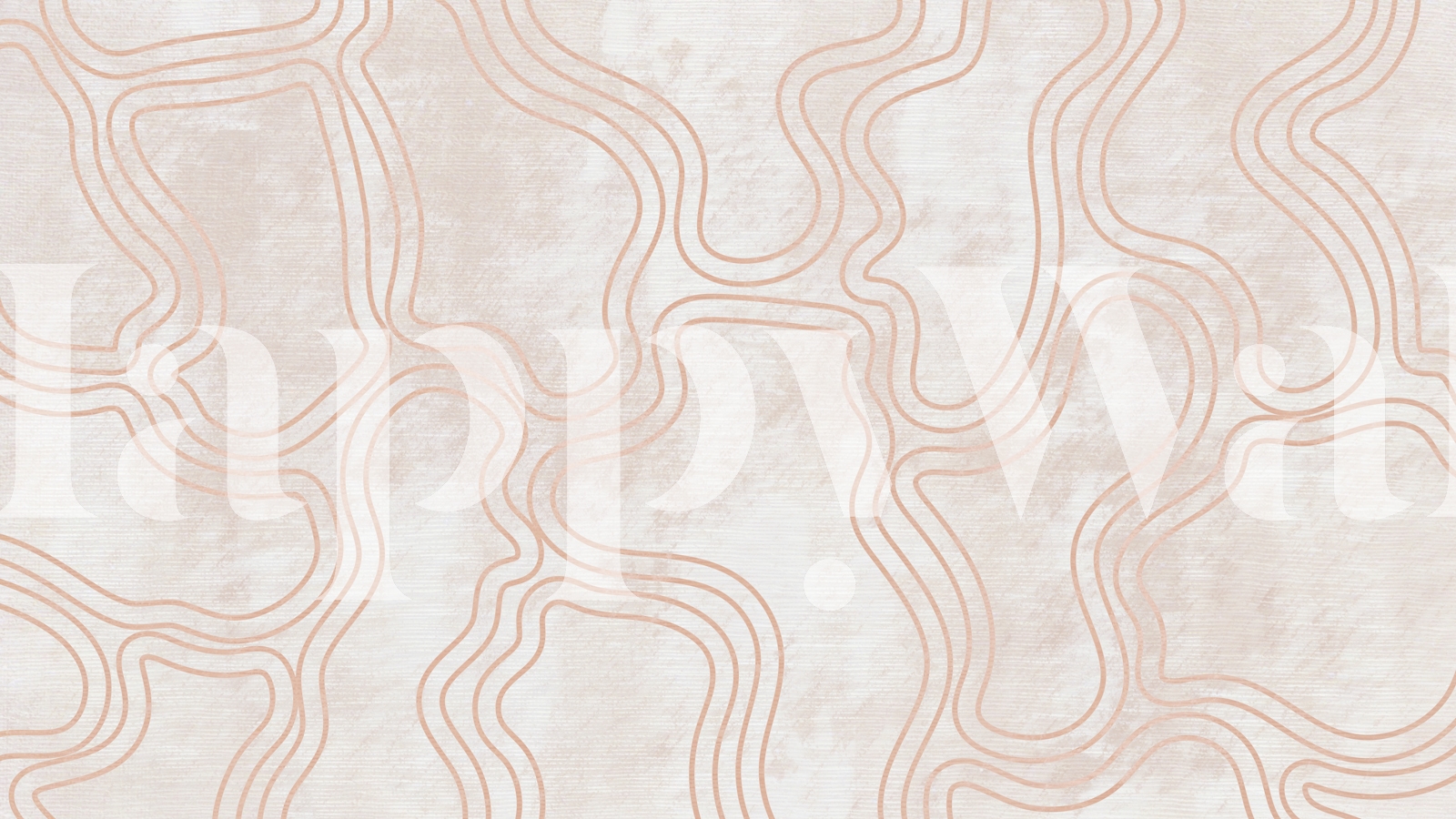 Curved Line Art Design | Happywall.com