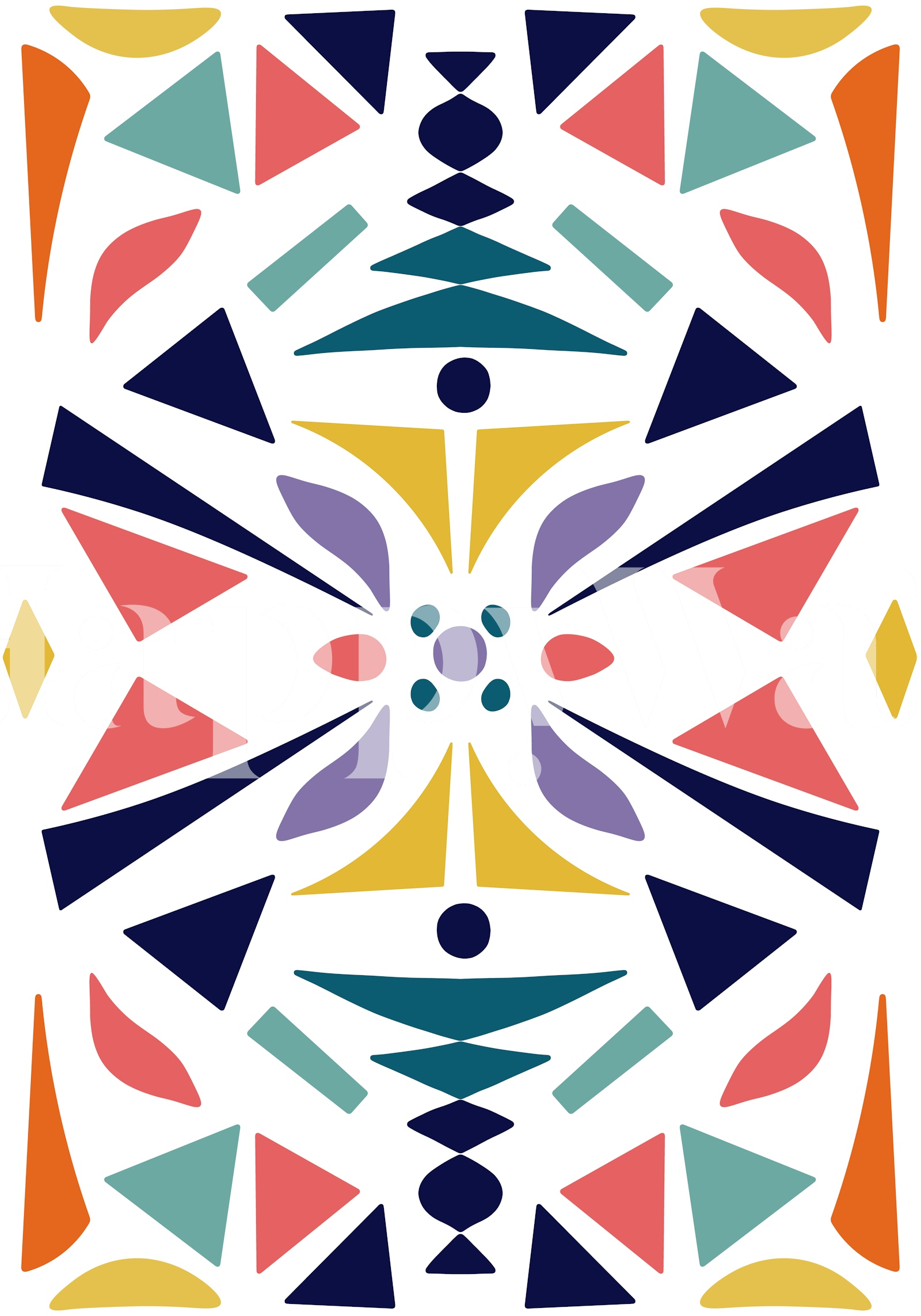 Tribal Geometry Wallpaper - happywall.com
