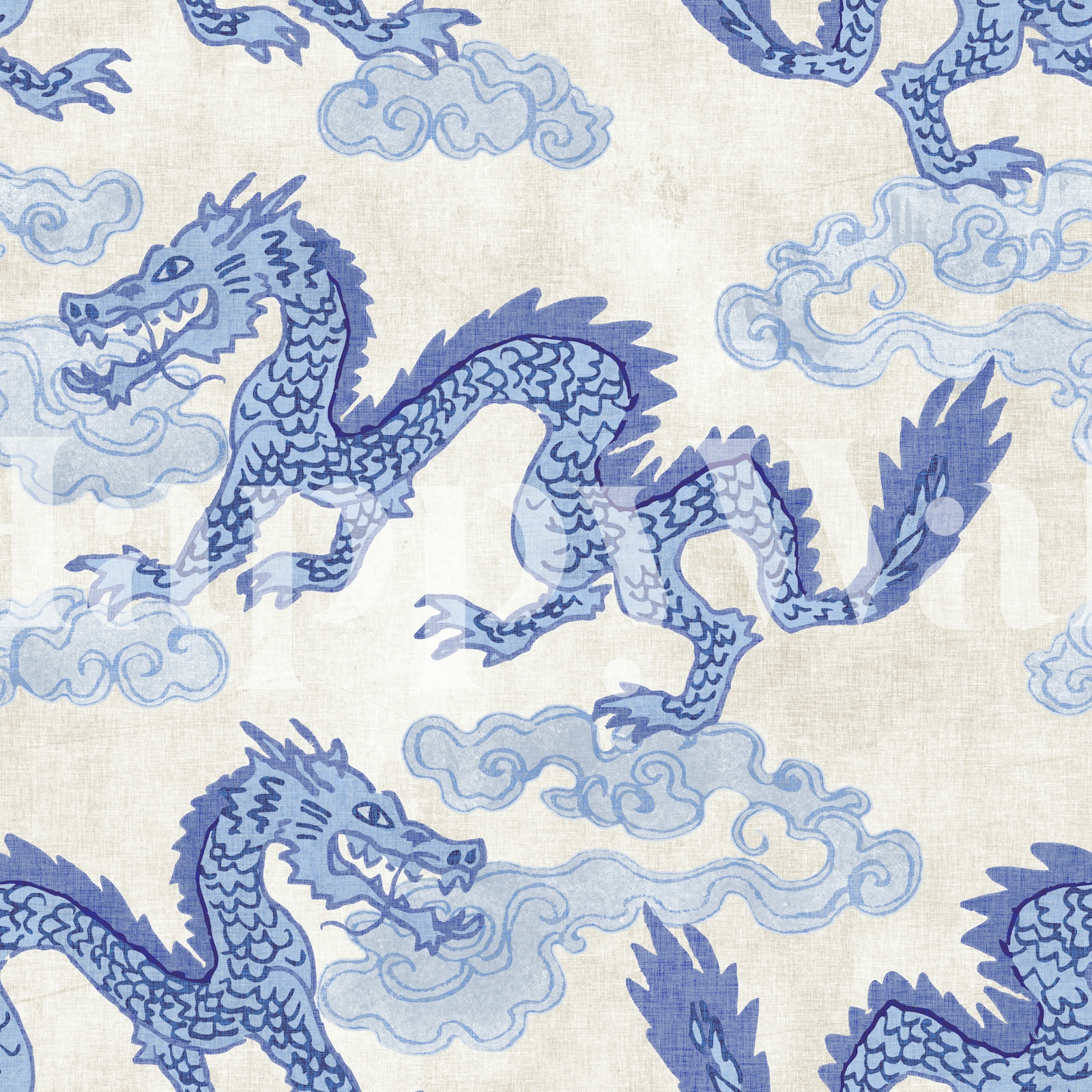 Blue Sky Chinese Dragon Wallpaper
