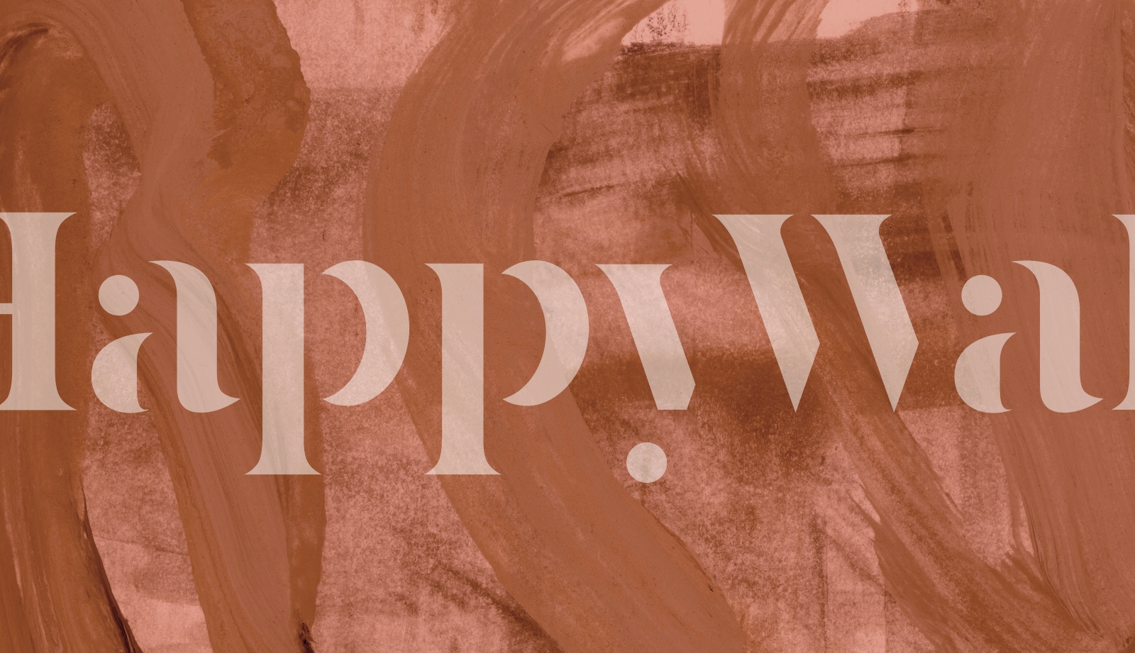 Mocha Abstract Brush Stroke Wallpaper