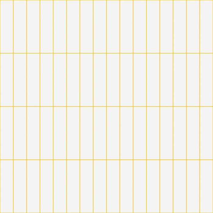 Vertical Grid Pattern - White and Yellow | Happywall