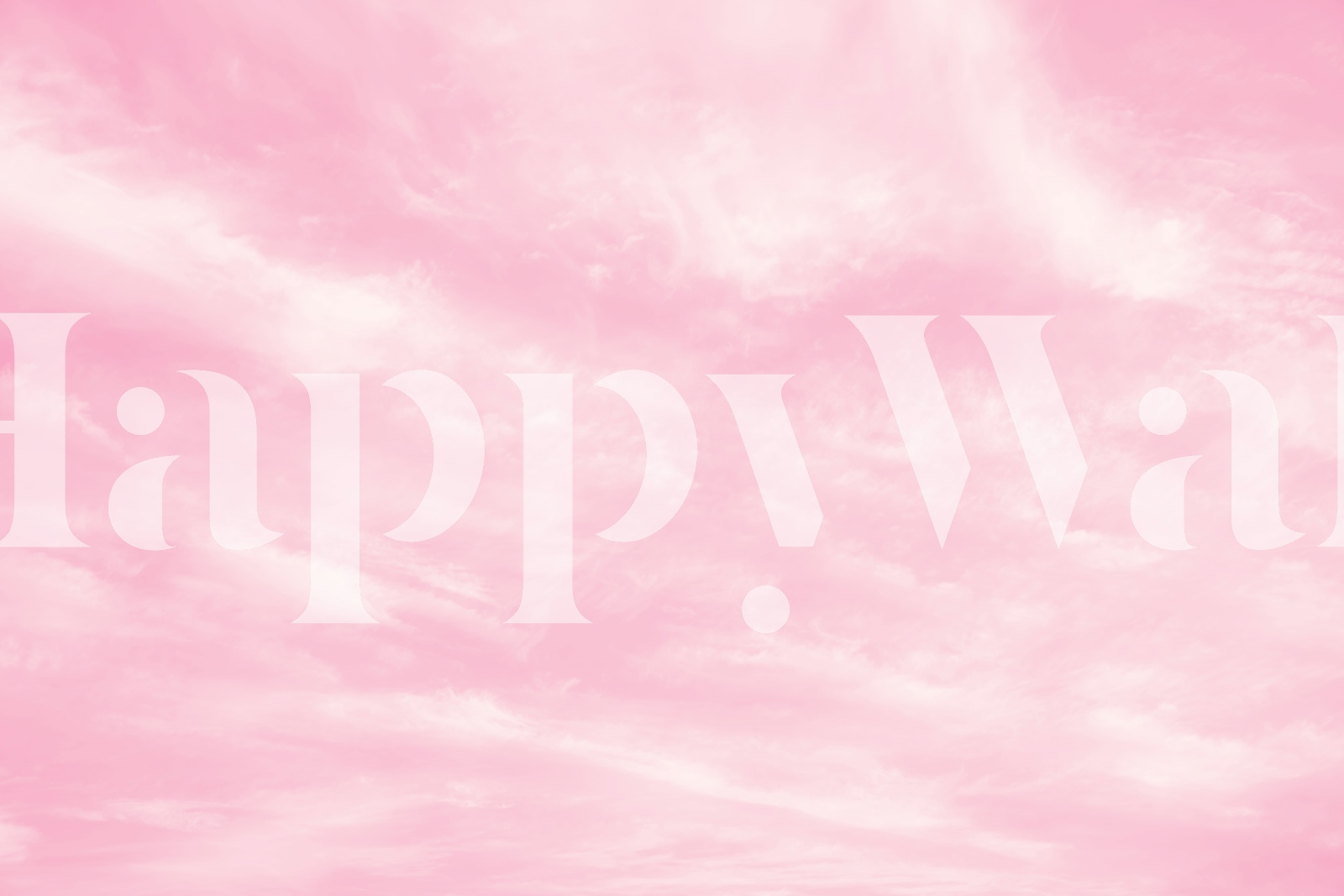 Dreamy Pink Sky Wallpaper | Happywall.com