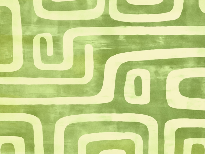 Fresh Green Maze Labyrinth Trails Wallpaper