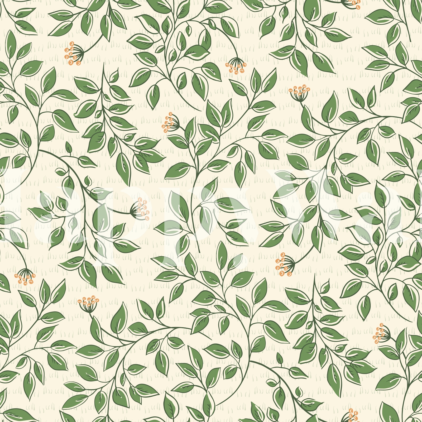 Lush Greenery Vines Wallpaper - happywall.com